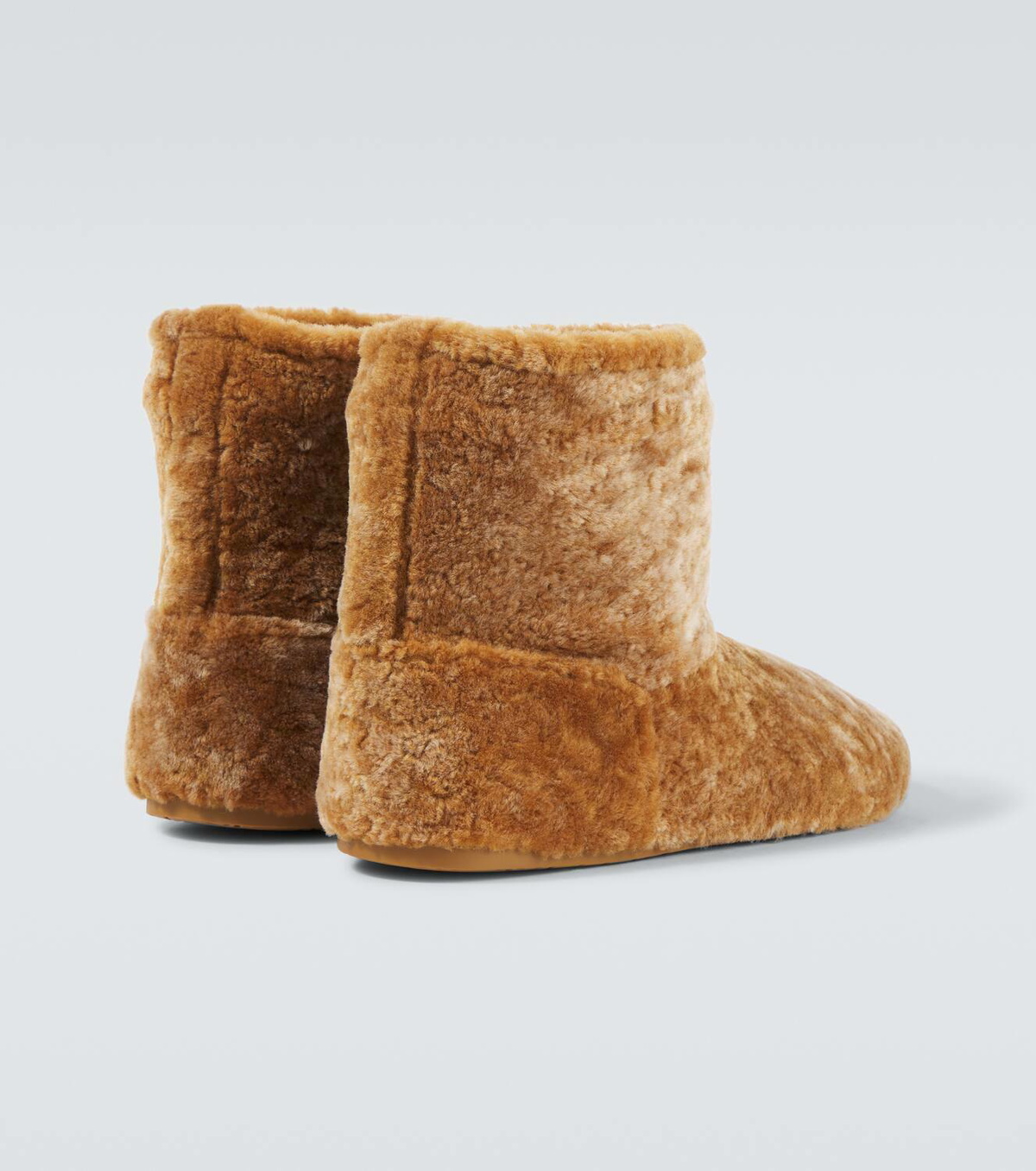 Loewe Lago shearling ankle boots Loewe