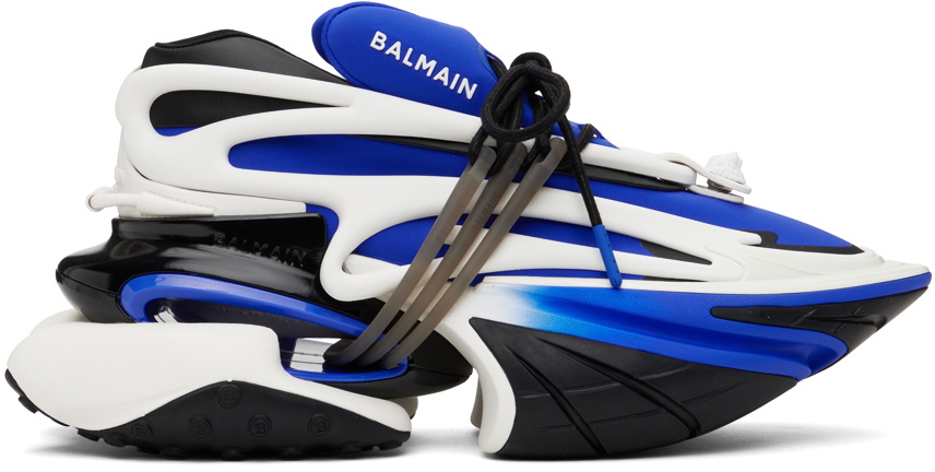Balmain Blue Unicorn Sneakers Balmain