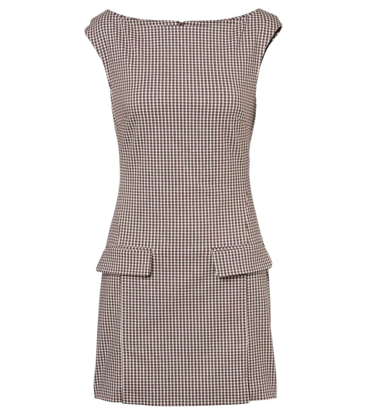 Staud Walker checked minidress Staud
