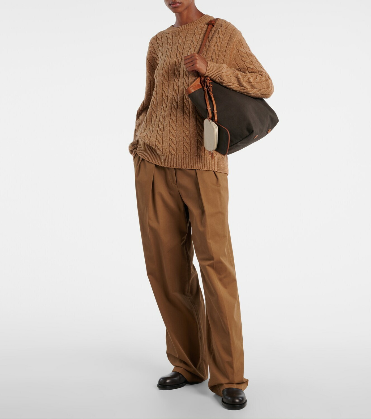 The Row Park Three Stitch canvas tote bag The Row