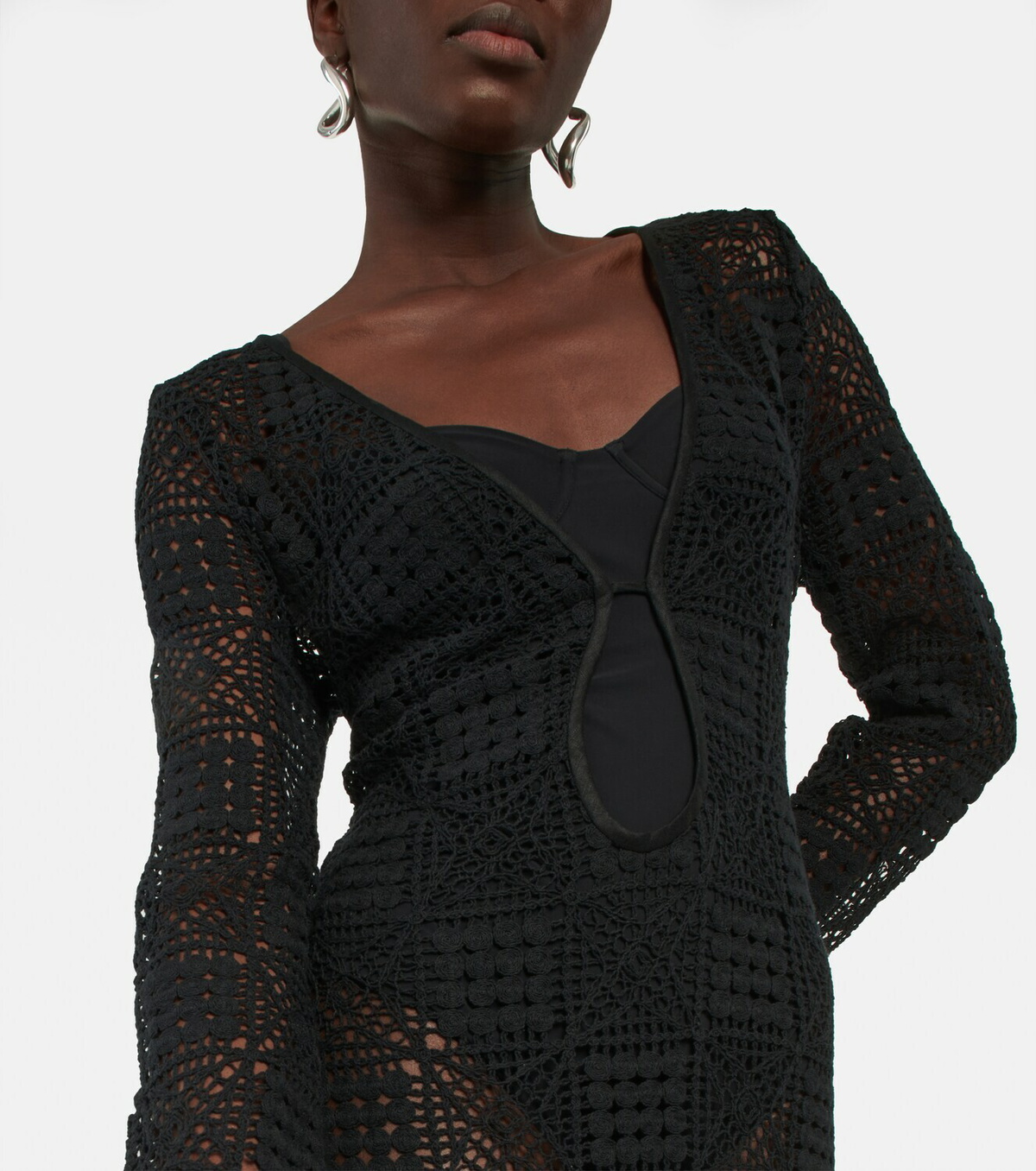 SIR Crochet cotton maxi dress SIR.