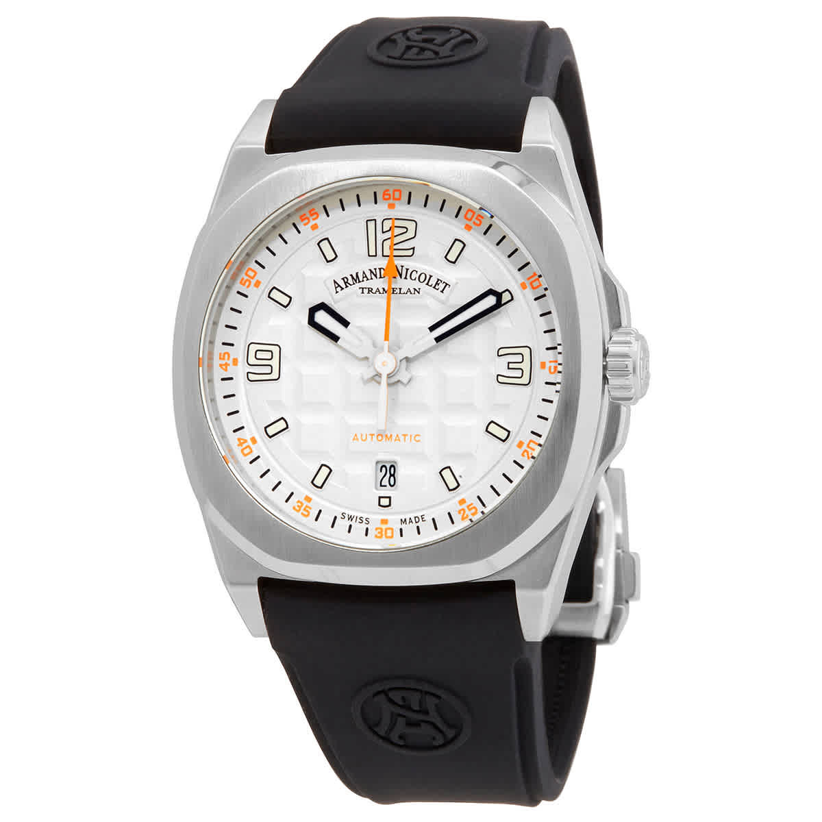 Armand Nicolet JH9 Automatic Silver Dial Mens Watch A660HAA-AO-GG4710N ...