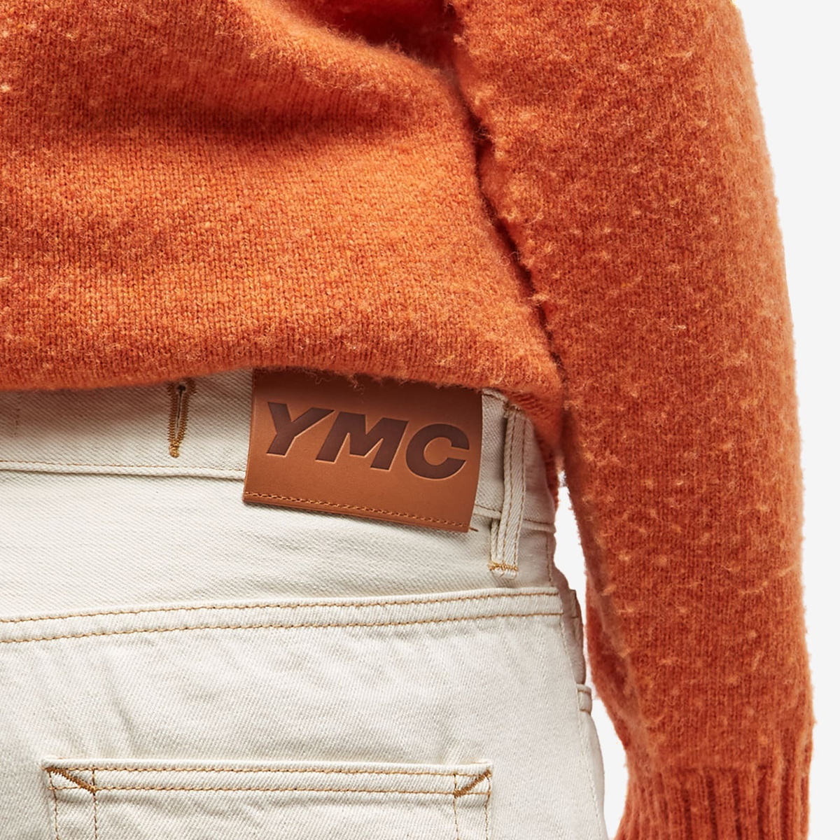 YMC Men's Tearaway Jean in Ecru YMC
