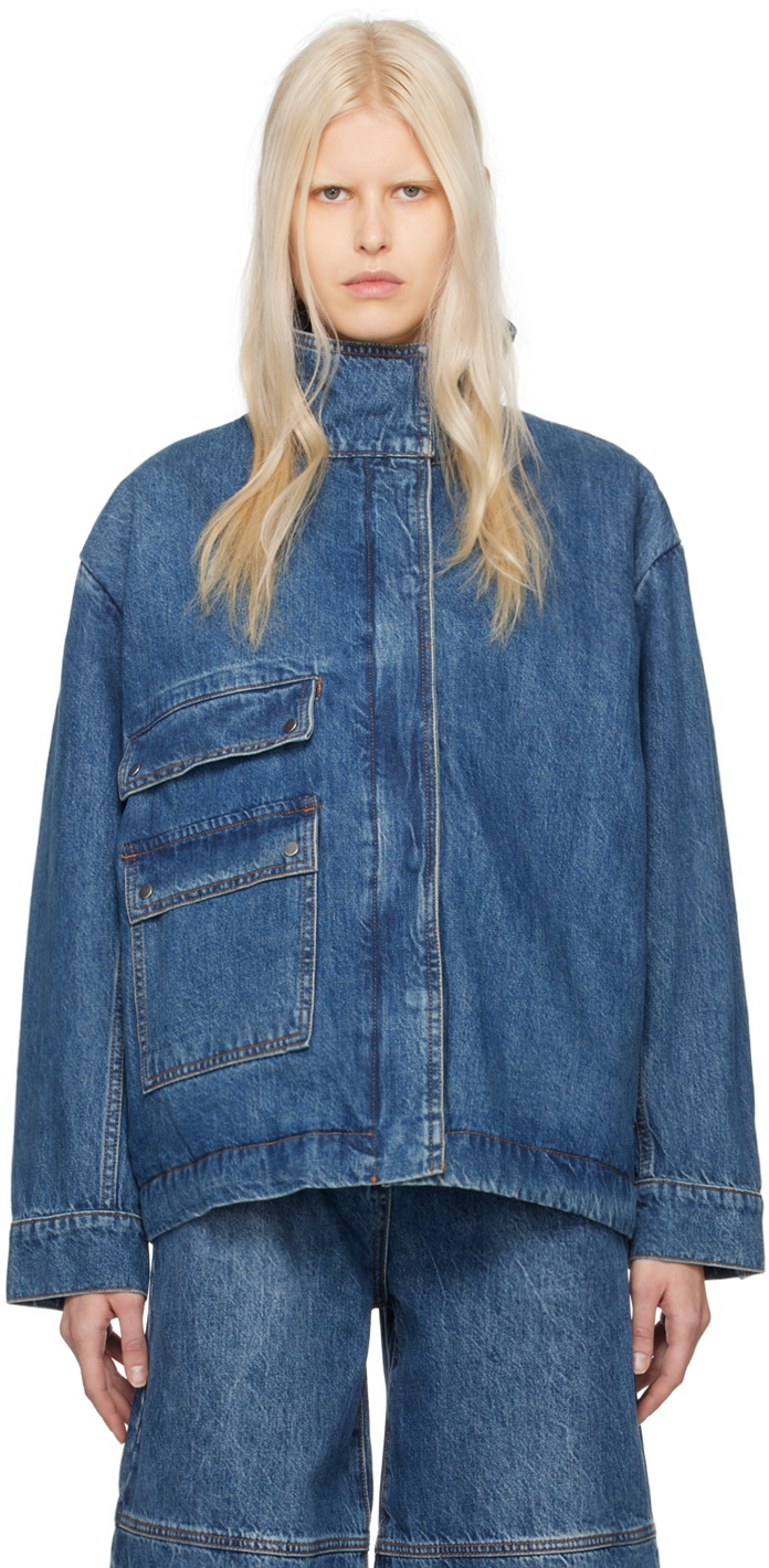 CO Blue Faded Denim Jacket CO
