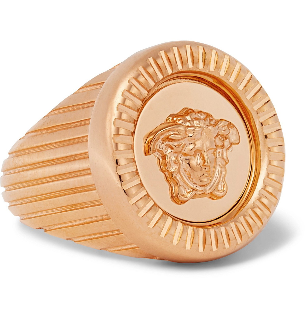 Versace - Gold-Tone Signet Ring - Gold Versace