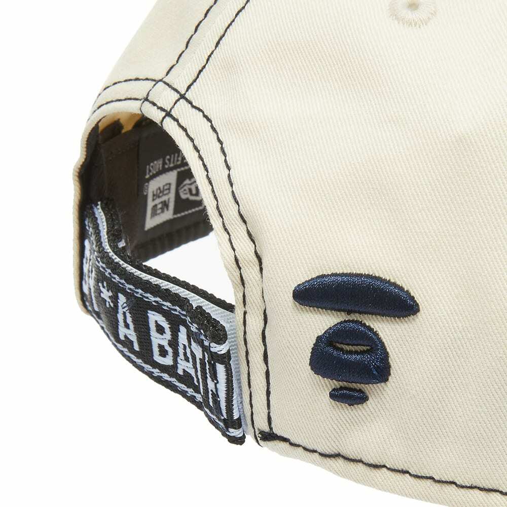 Men's AAPE College Cap in Ivory AAPE by A Bathing Ape
