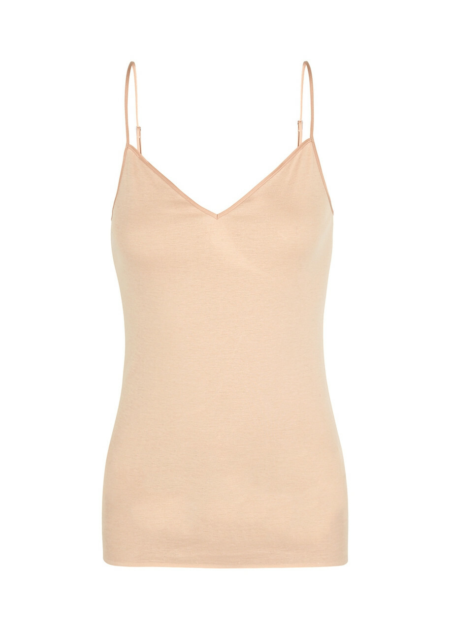 Hanro Seamless Cotton top Beige Hanro