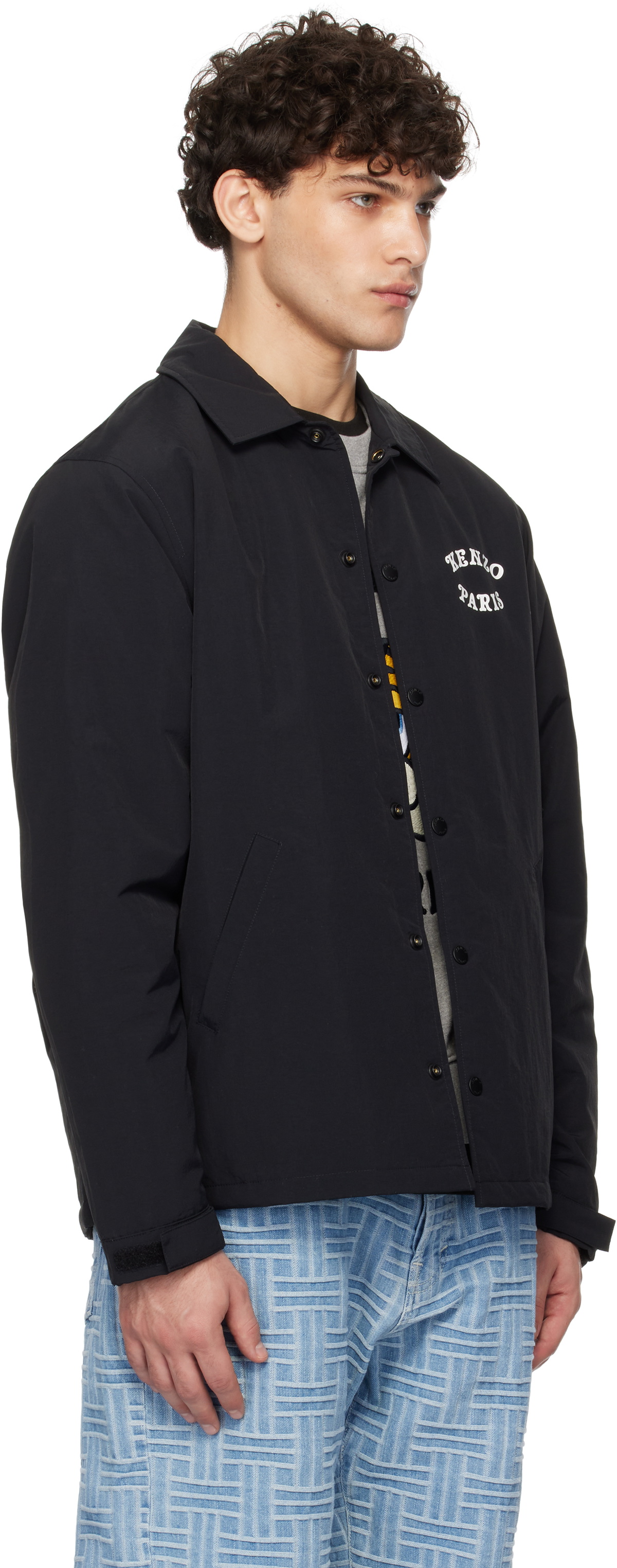 Kenzo Black Kenzo Paris VERDY Edition Heavy Coach Jacket Kenzo