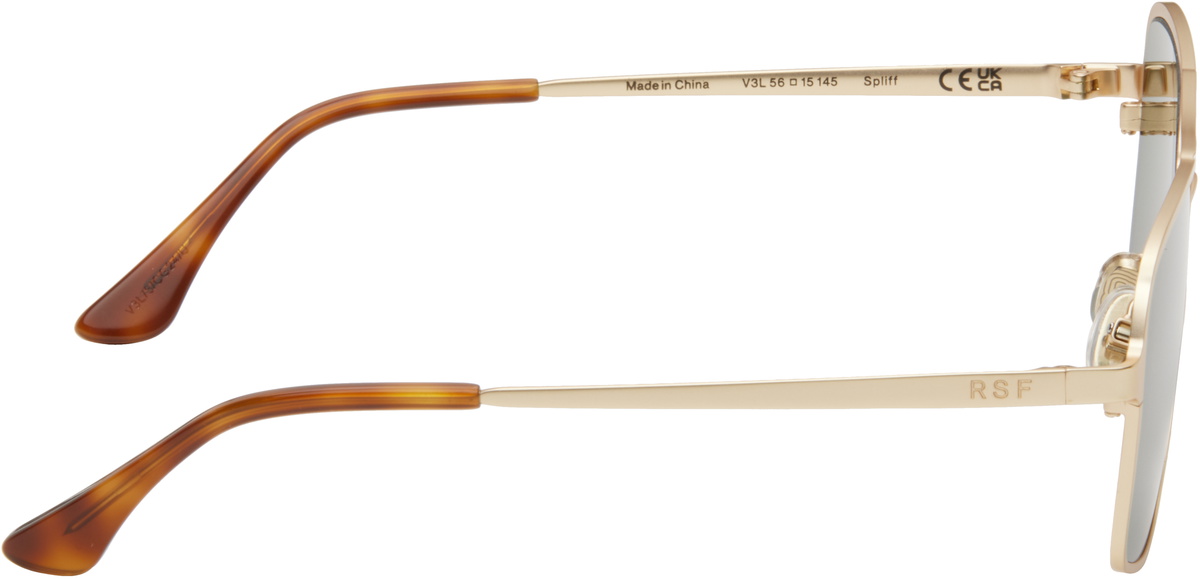 RETROSUPERFUTURE Gold Spliff Sunglasses RETROSUPERFUTURE