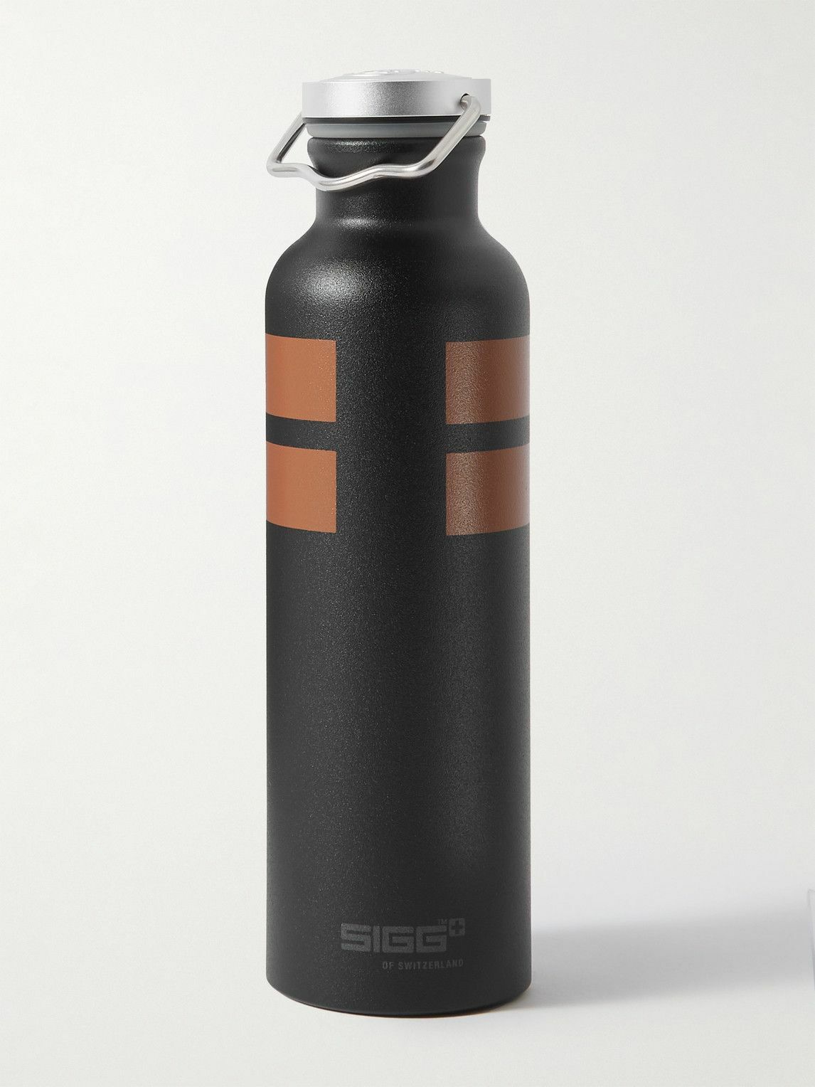 Zegna - Striped Steel Water Bottle, 750ml Zegna