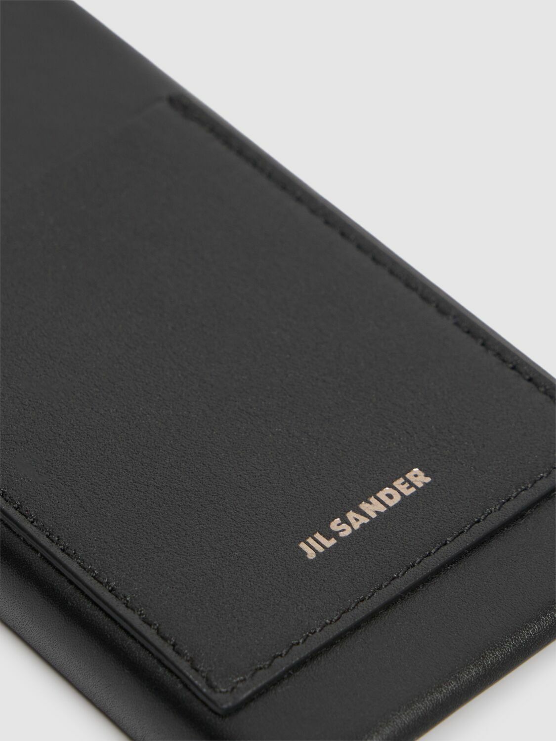JIL SANDER Leather Iphone 15 Pro Case Jil Sander