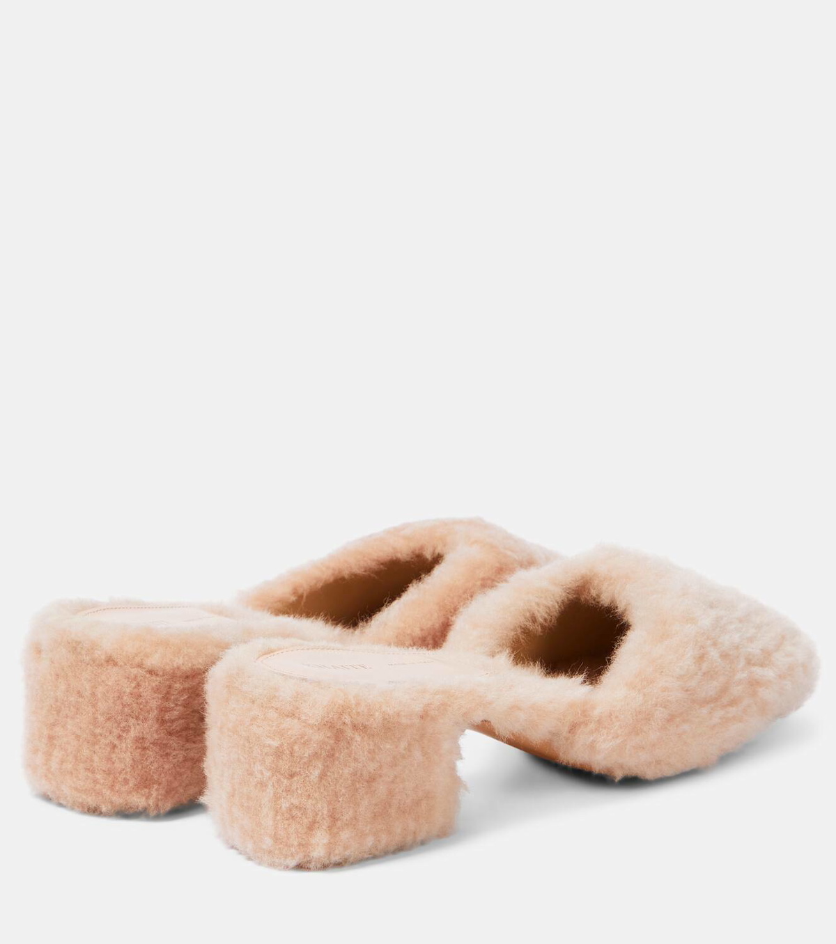 Khaite Clio shearling mules Khaite