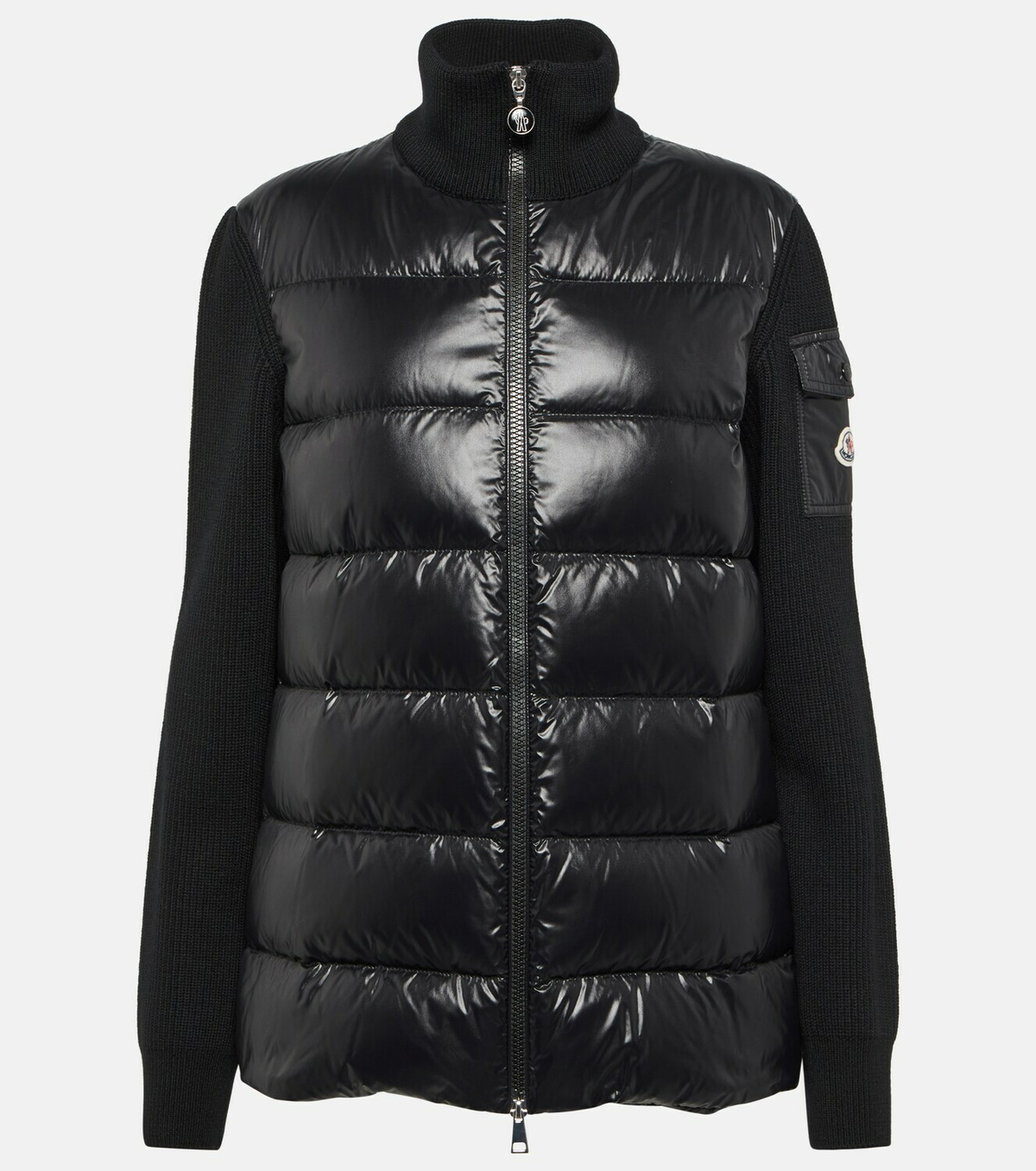 Moncler Down-paneled wool jacket Moncler