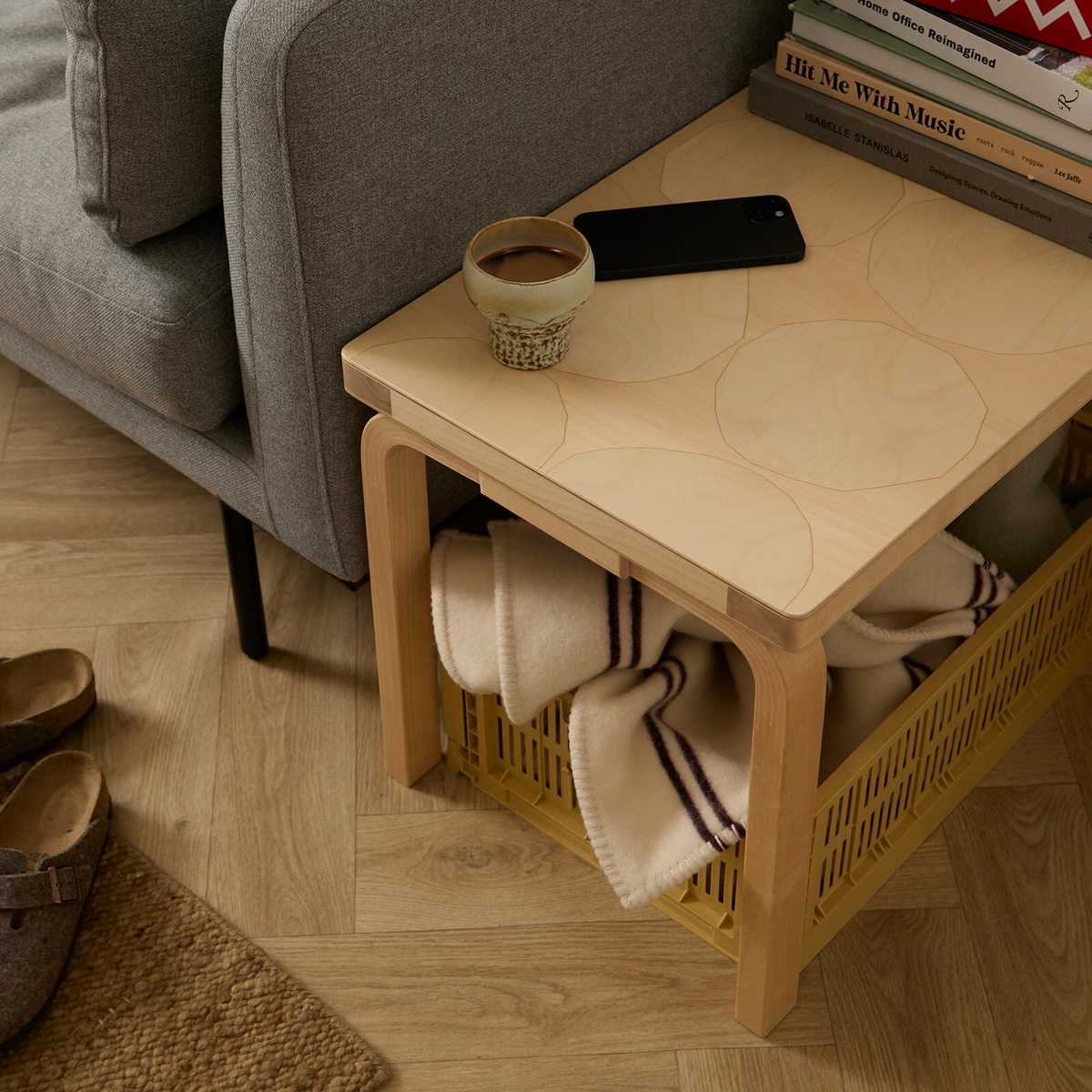 Artek x Marimekko Bench 153B - Kivet in Solid Birch Artek