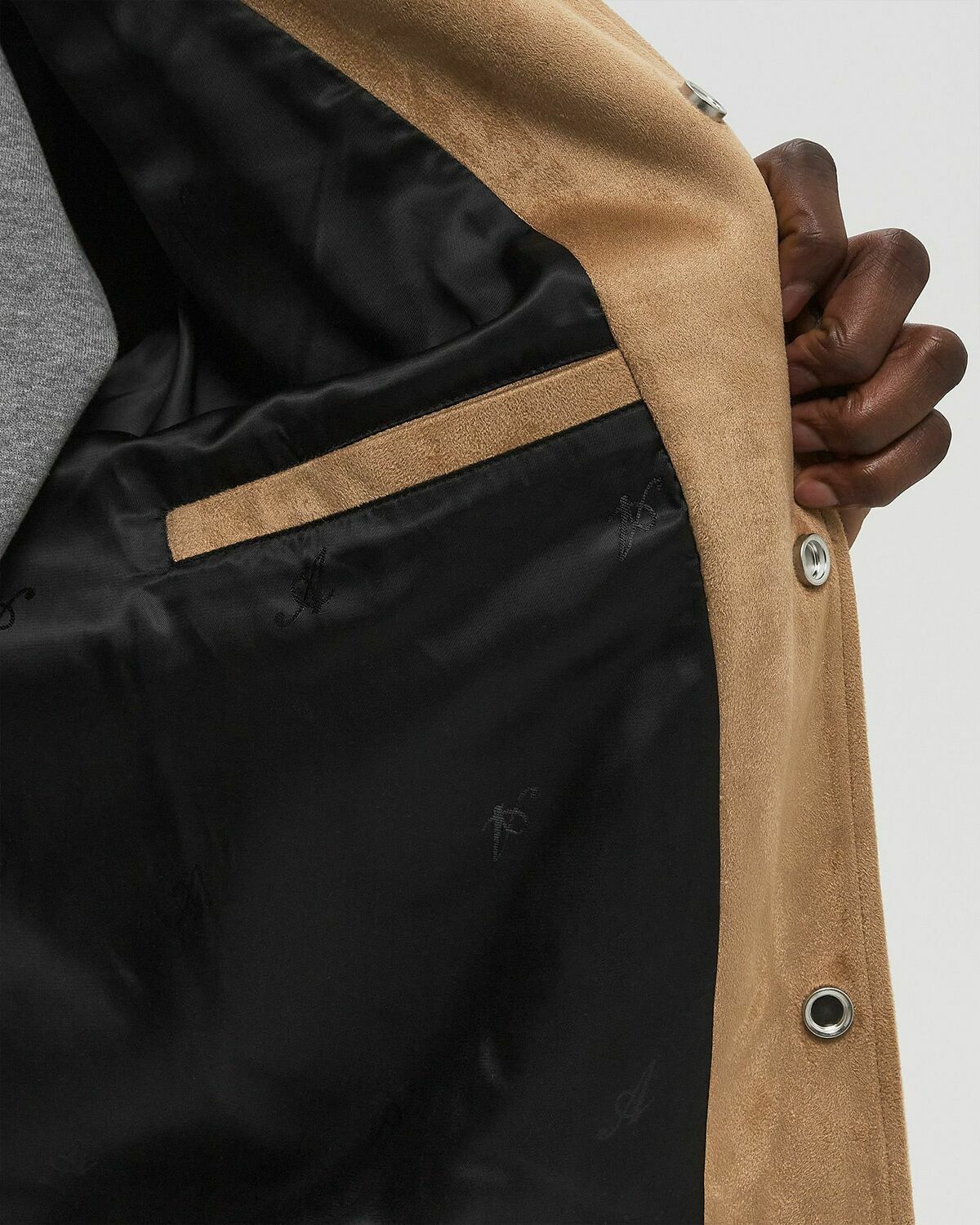 Axel Arigato Archetype Varsity Jacket Brown Mens Bomber Jackets/College ...