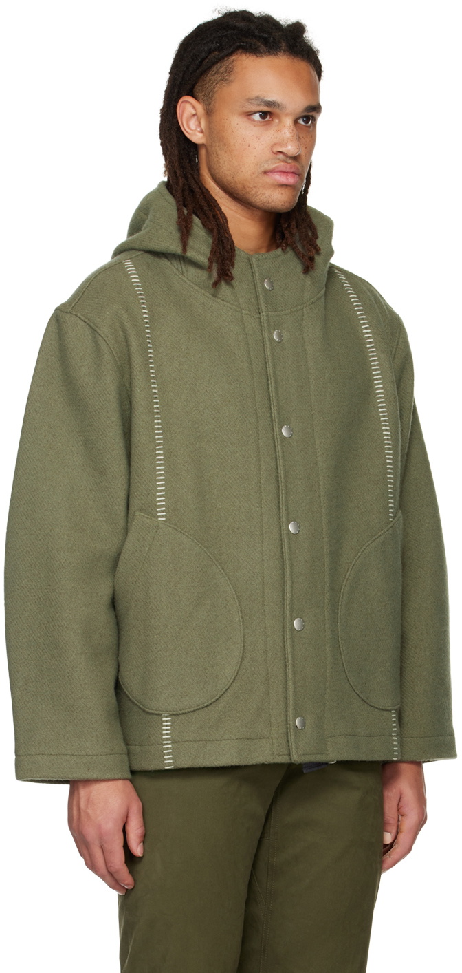 3MAN Green Blanket Jacket 3MAN