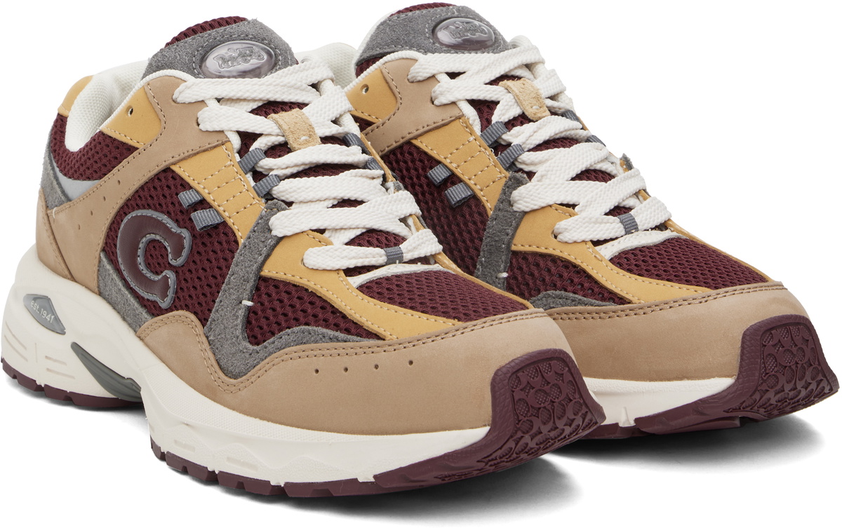 Coach 1941 Brown & Burgundy C301 Sneakers Coach 1941