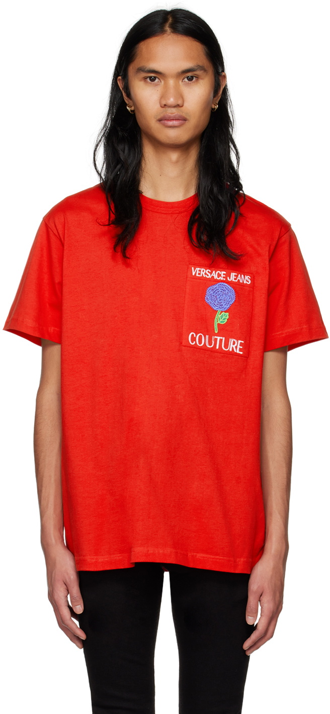Versace Jeans Couture Red Roses T-Shirt Versace