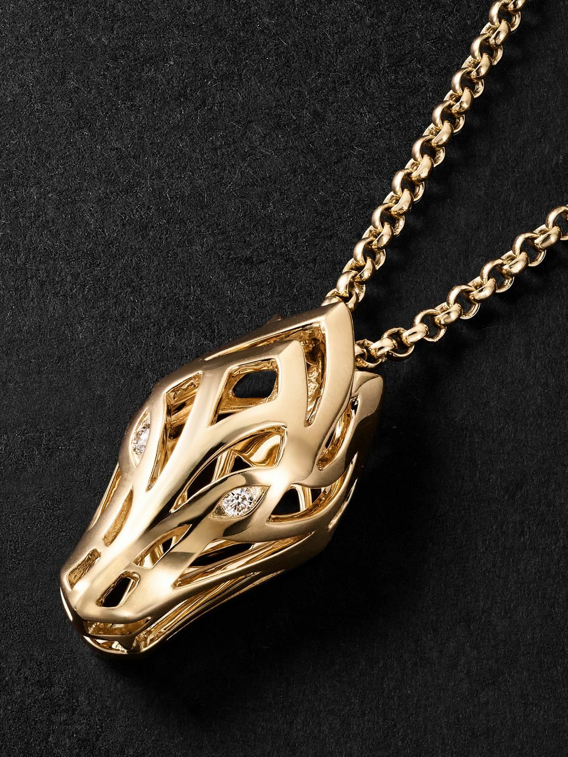John Hardy - Naga Gold Diamond Necklace John Hardy