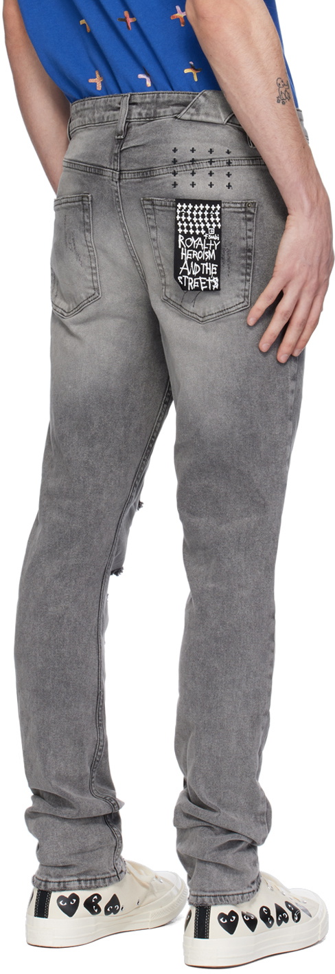 Ksubi Gray Chitch Prodigy Trashed Jeans Ksubi