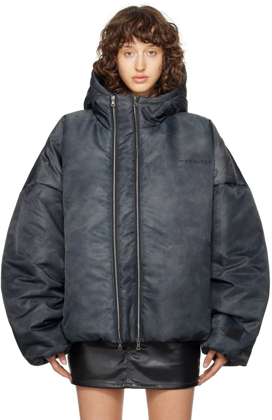 Y/Project Black Double Collar Jacket Y/Project