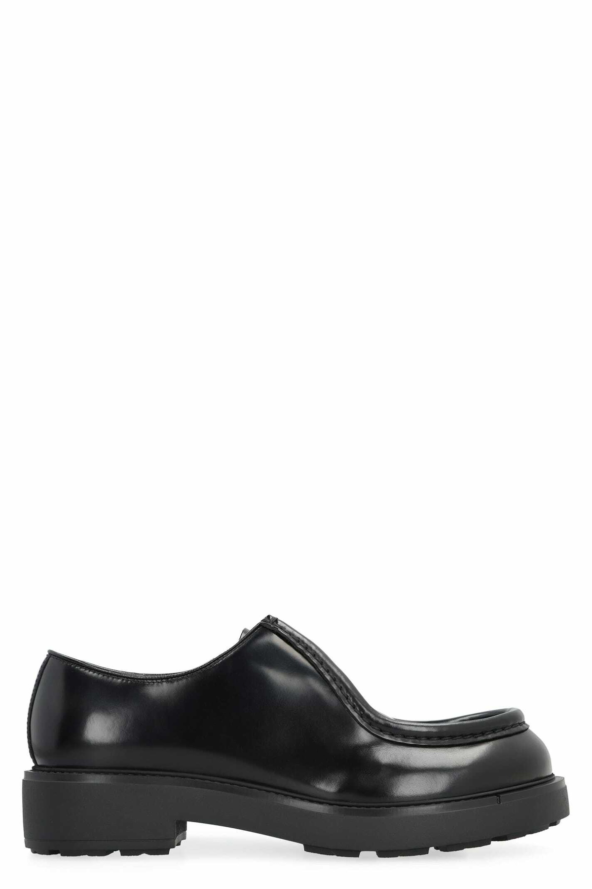 Prada Diapason Leather Lace-up Shoes Prada