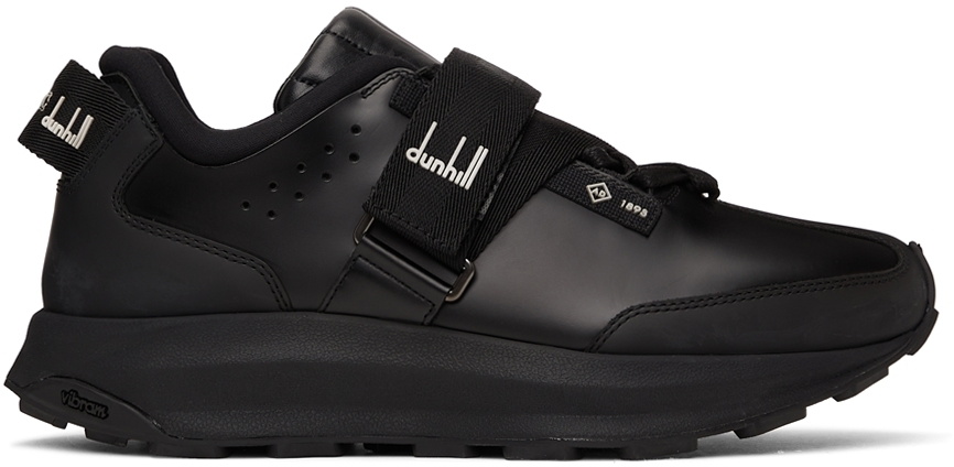 Dunhill Black Aerial Strap Runner Sneakers Dunhill