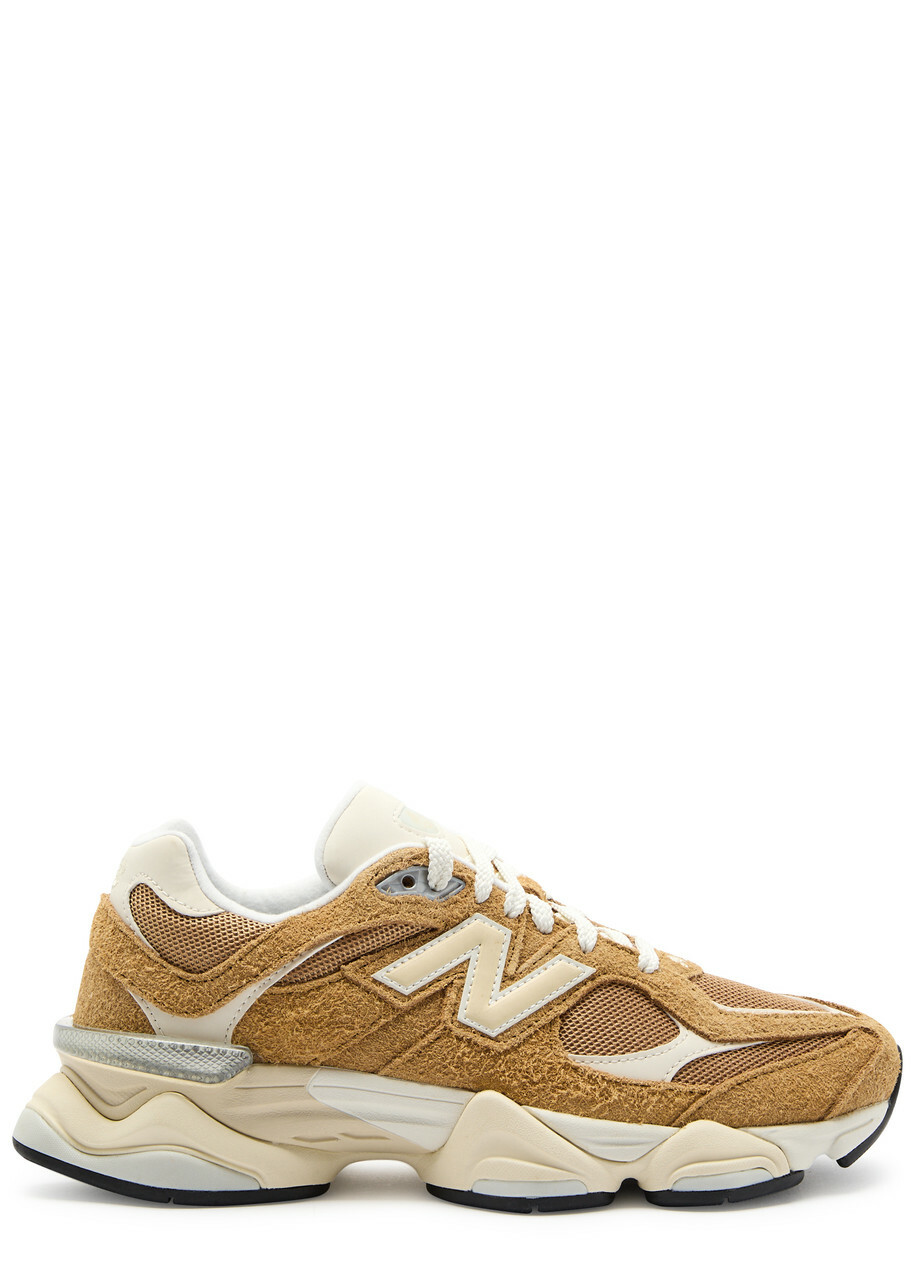 New Balance 9060 Panelled Mesh Sneakers Peach New Balance