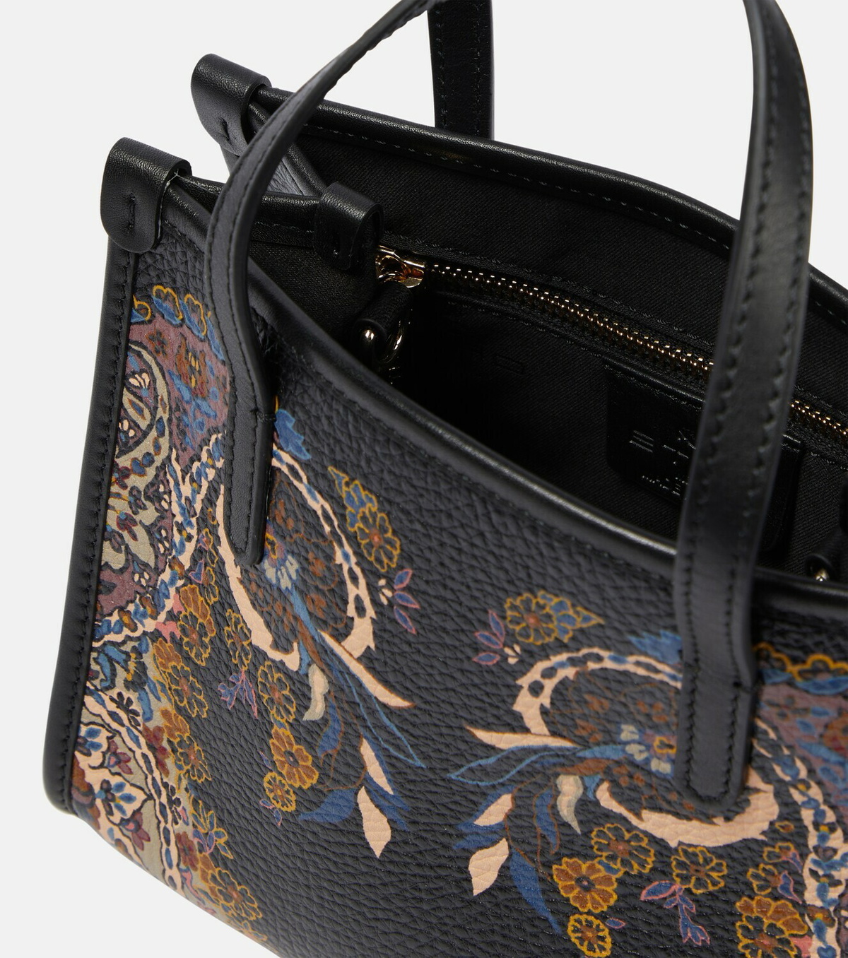 Etro - Printed leather tote bag Etro
