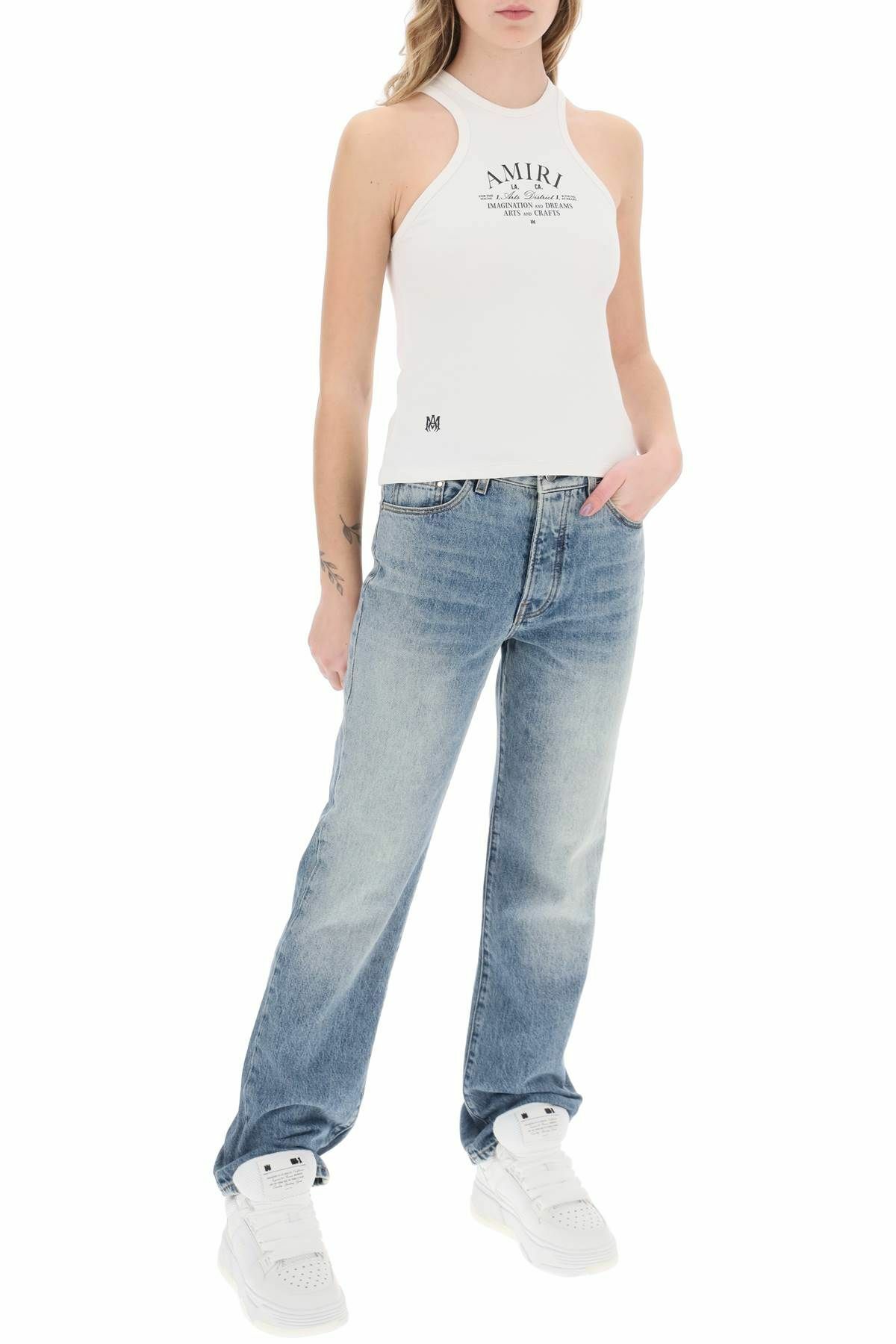 AMIRI straight cut jeans Light blue Amiri