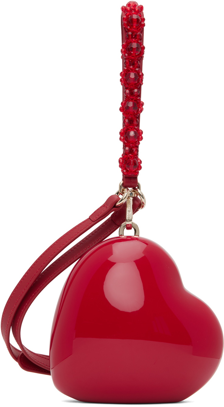 Simone Rocha Red Micro Heart Bag Simone Rocha