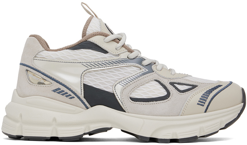 Axel Arigato Beige & Gray Marathon Runner Sneakers Axel Arigato