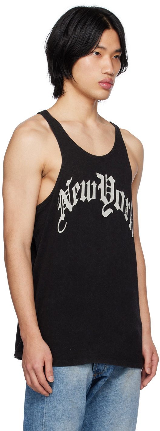 R13 Black 'New York' Tank Top R13