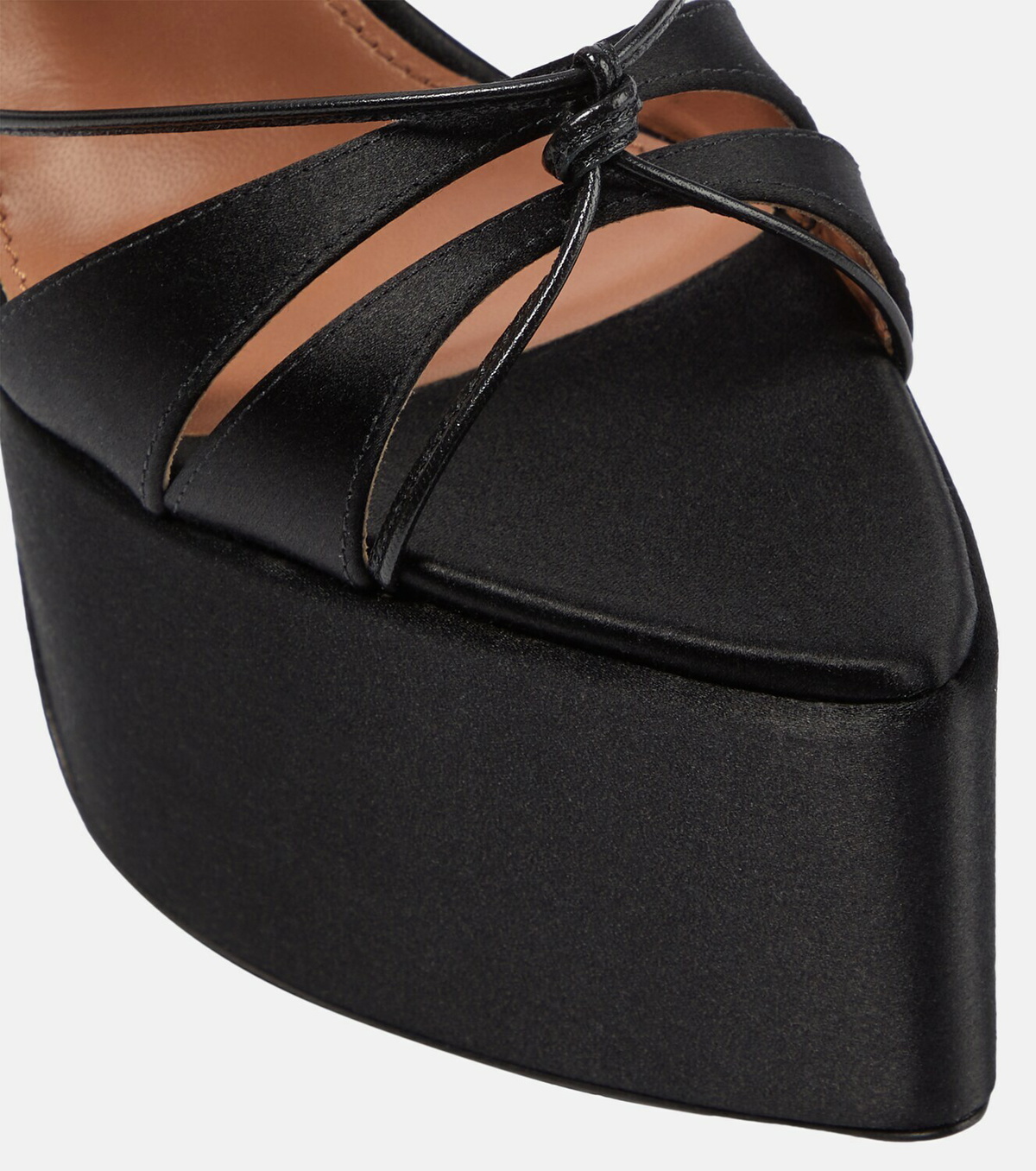 D'Accori Belle satin platform sandals D'Accori