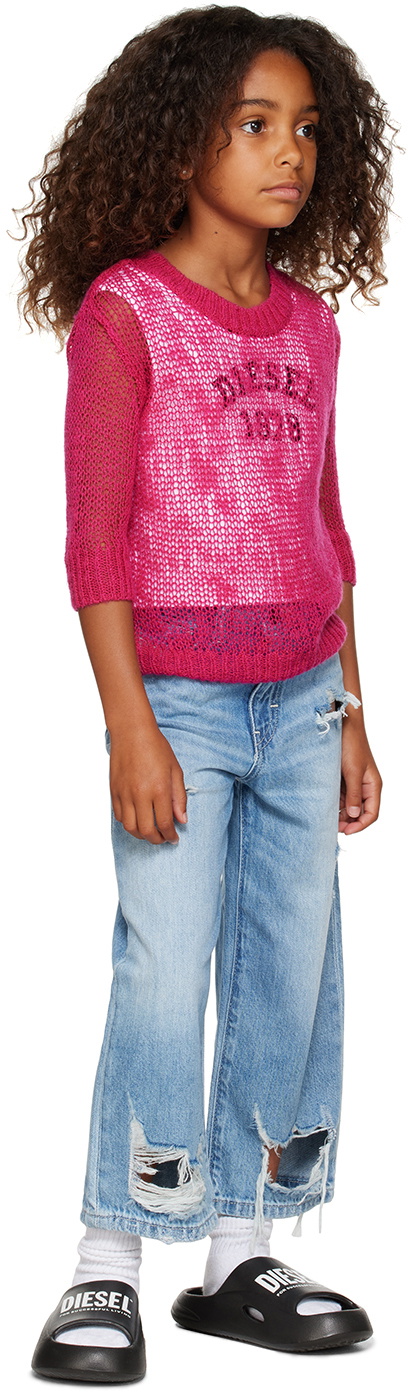 Diesel Kids Pink Korange Sweater Diesel