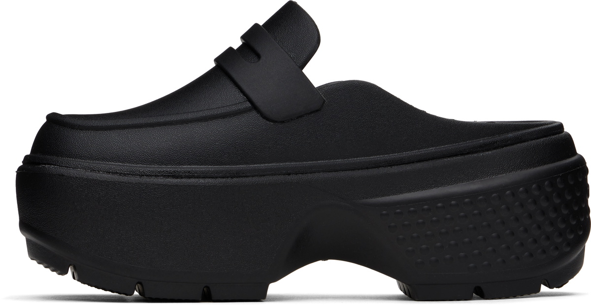 Crocs Black Stomp Loafers Crocs