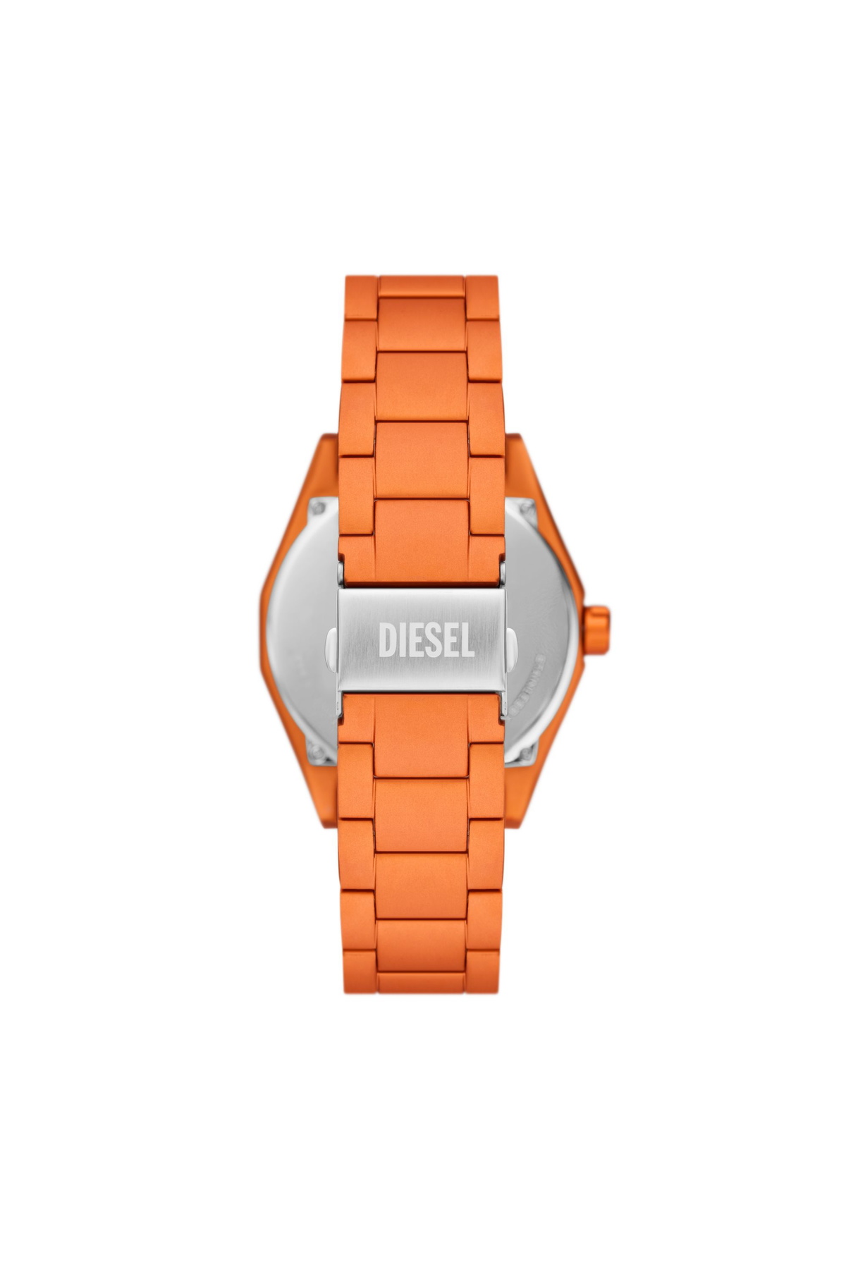 Diesel Scraper three-hand orange aluminum watch - Timeframes Mens in ...