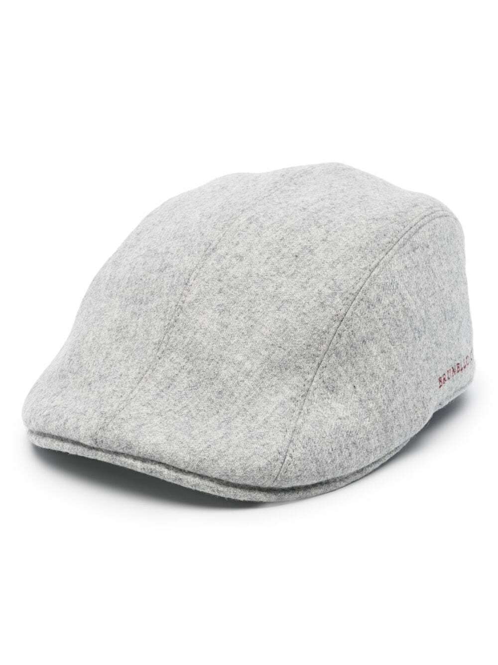 BRUNELLO CUCINELLI - Logo Wool Hat Brunello Cucinelli