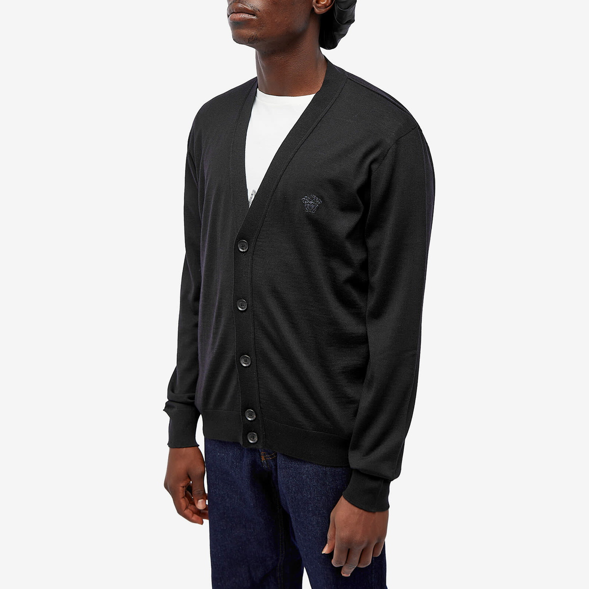 Versace Men's Medusa Knit in Black Versace