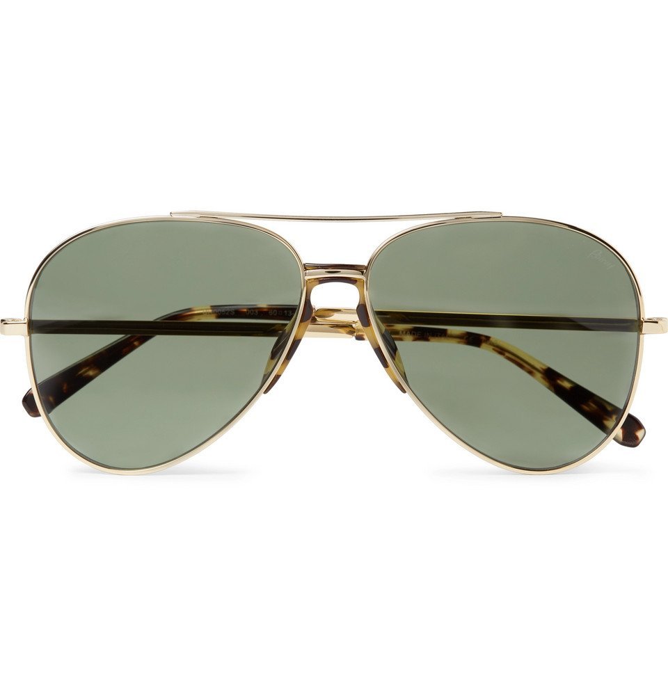 Brioni - Aviator-Style Tortoiseshell Acetate-Trimmed Gold-Tone ...
