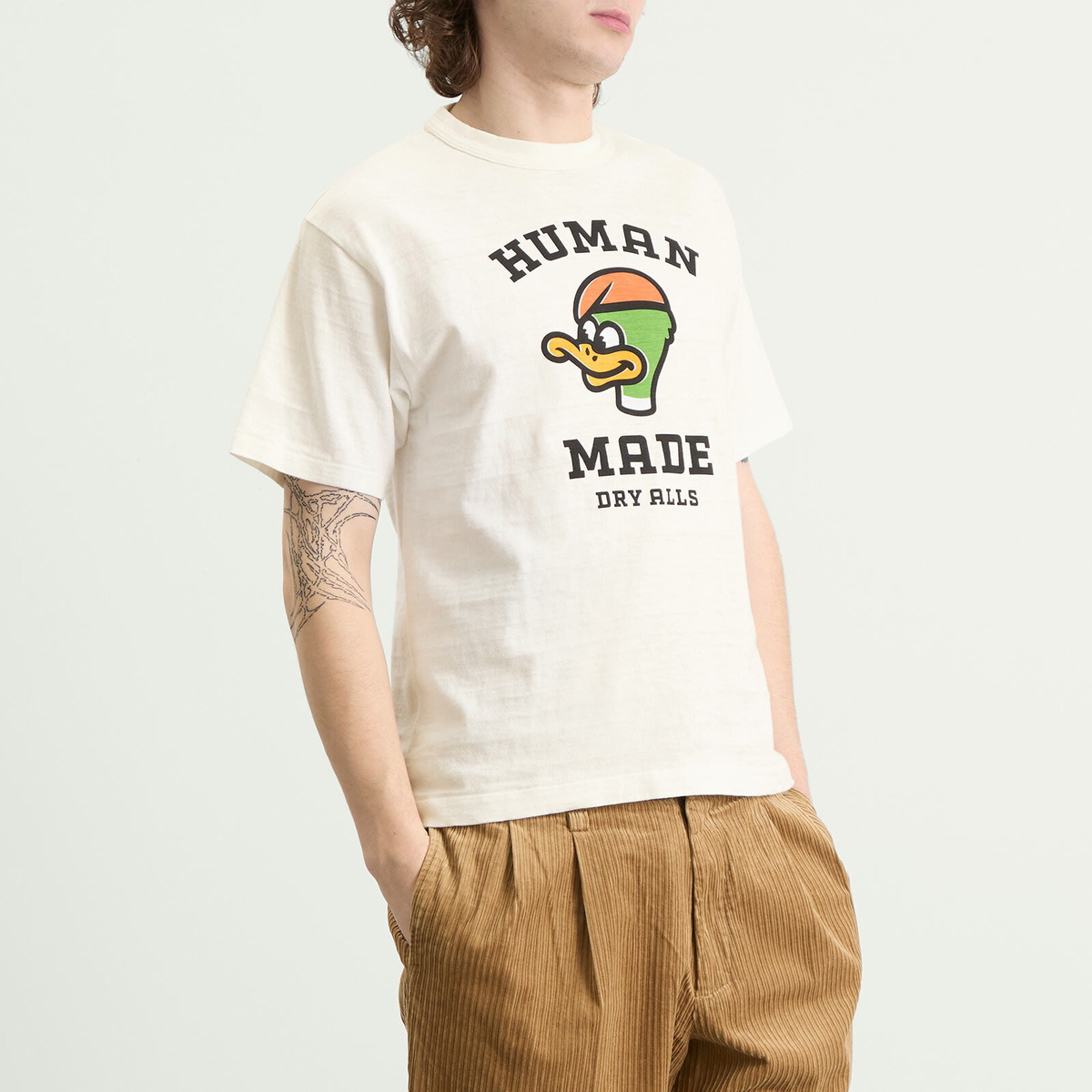 Human Made Men's Duck Head T-Shirt in White Human Made