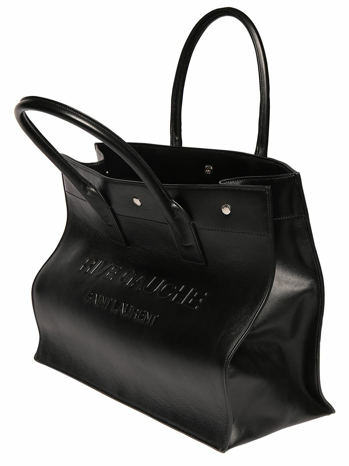 SAINT LAURENT - Rive Gauche Small Leather Tote Bag Saint Laurent SAINT LAURENT - Rive Gauche Small Leather Tote Bag Saint Laurent
