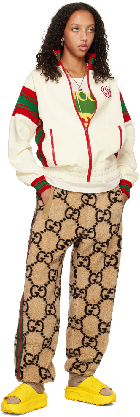 Gucci Off-White Striped Track Jacket Gucci