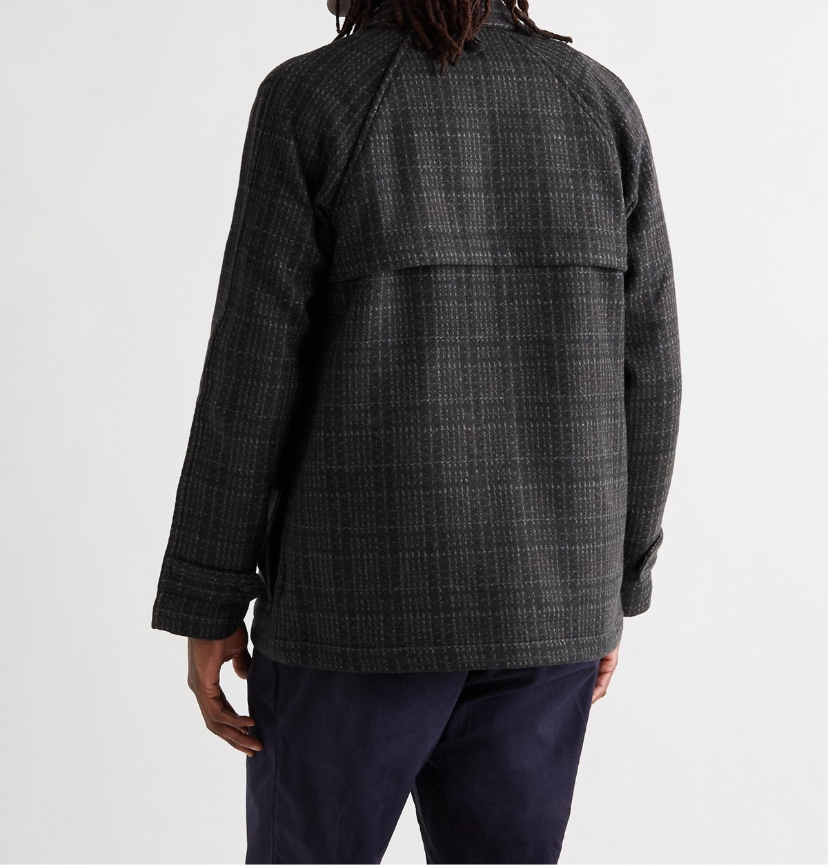 Folk - Alber Checked Wool-Blend Jacket - Brown Folk