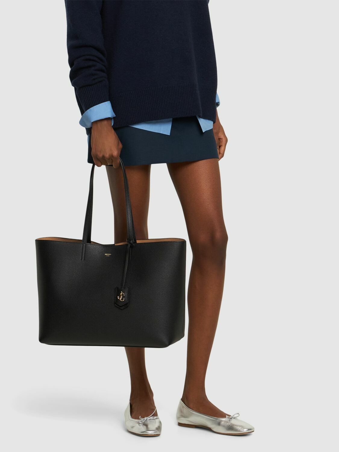 JIMMY CHOO - Nine 2 Five Leather Tote Bag Jimmy Choo