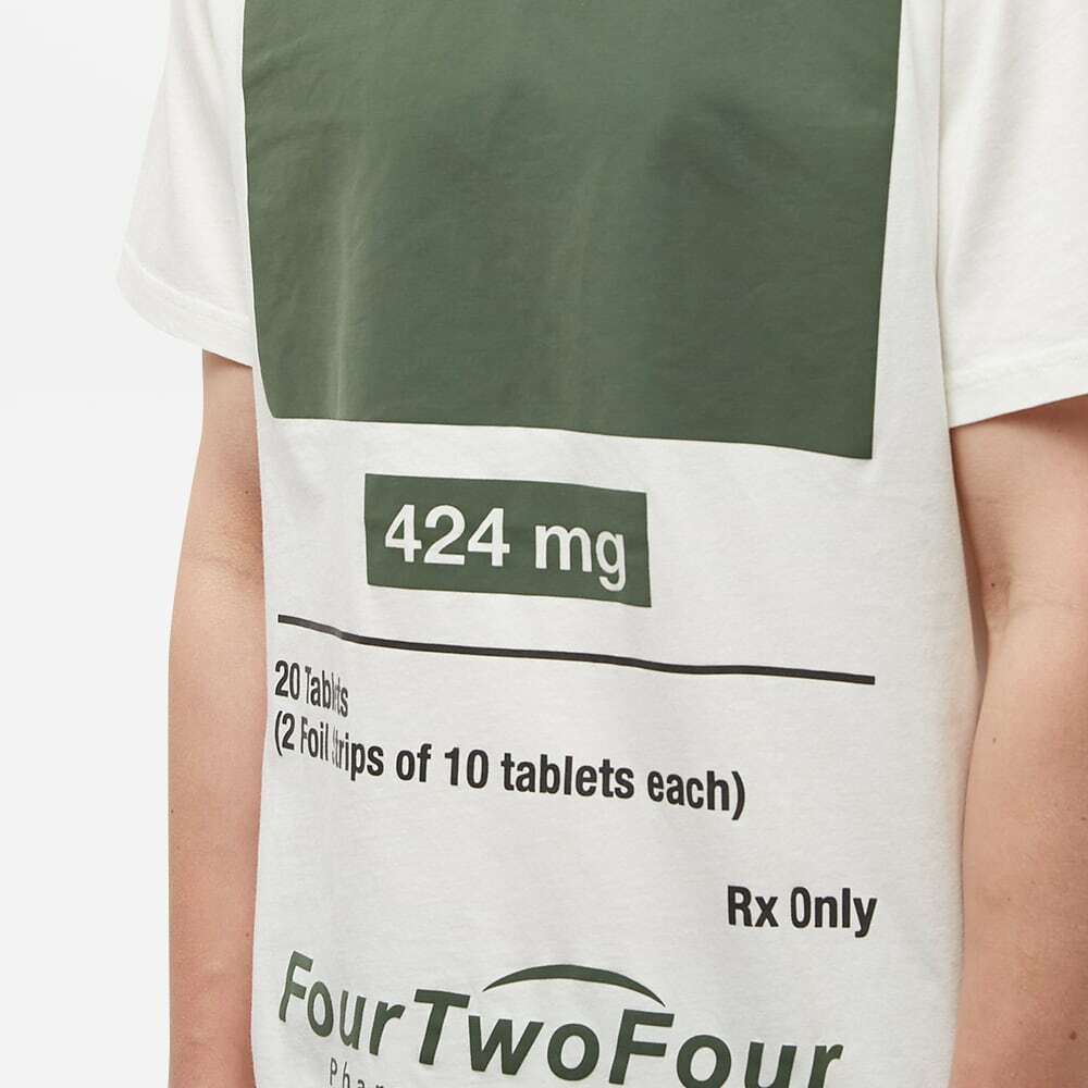 424 Men's MG Print T-Shirt in White 424