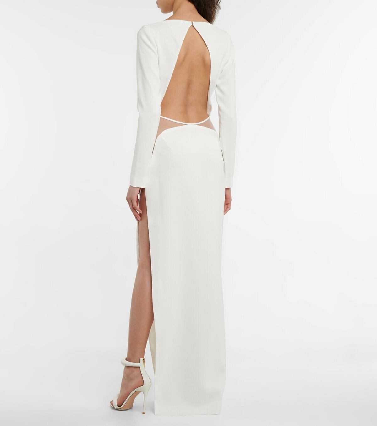 Mônot Cutout crêpe gown Monot