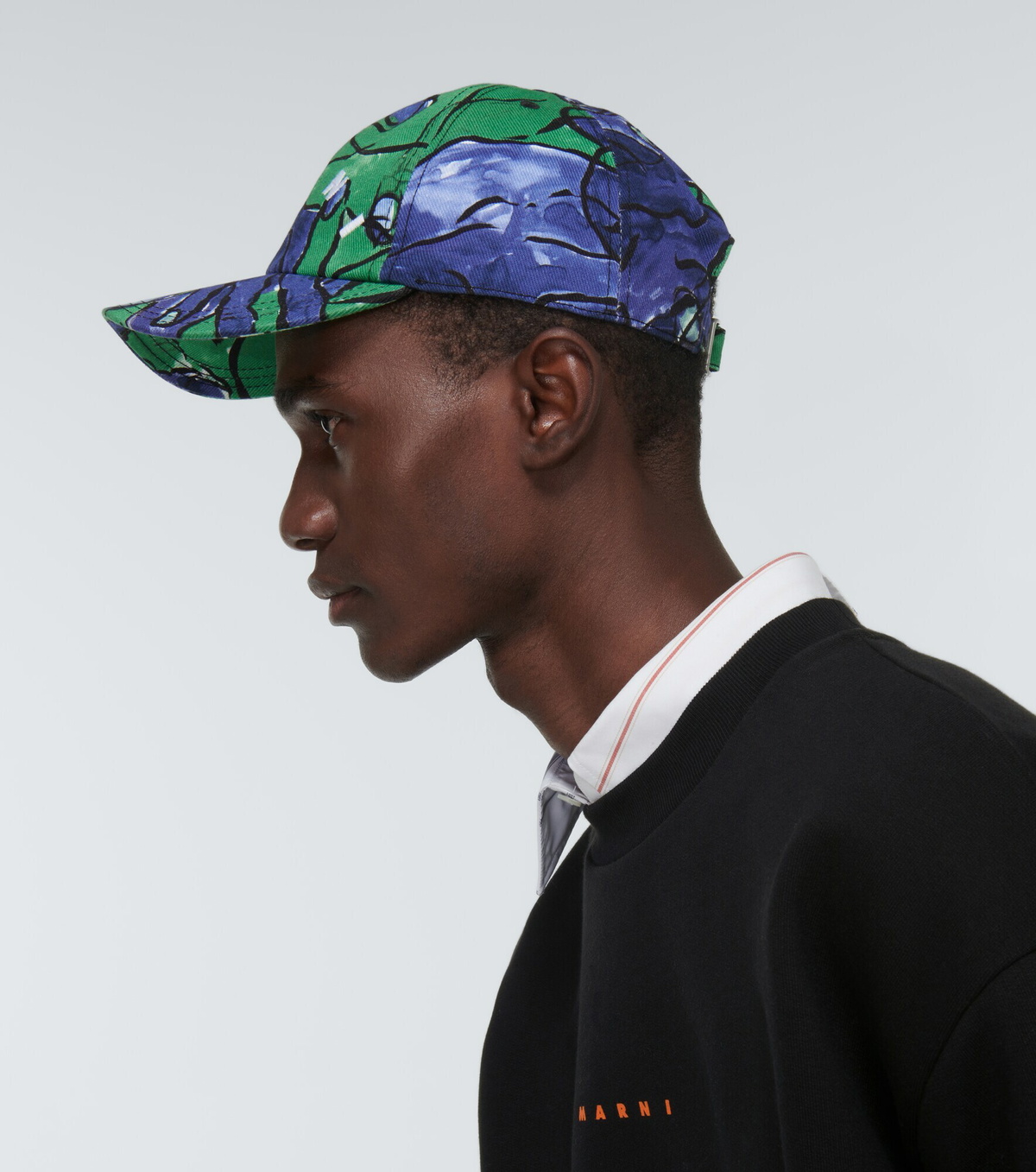 Marni - Embroidered cotton baseball cap Marni