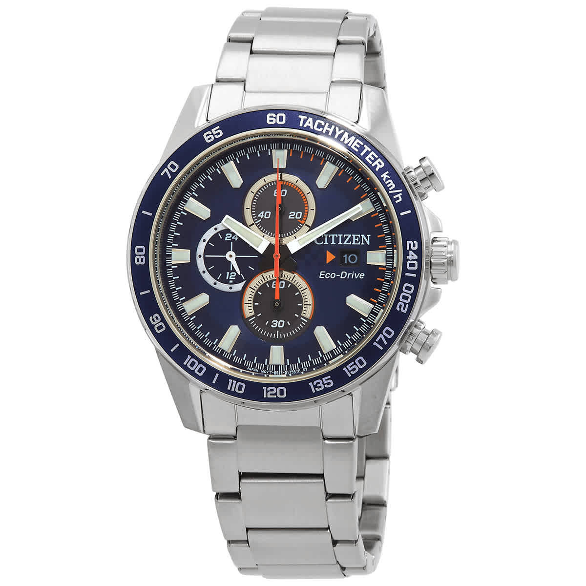 Citizen Chronograph Blue Dial Mens Watch CA0781-84L Citizen