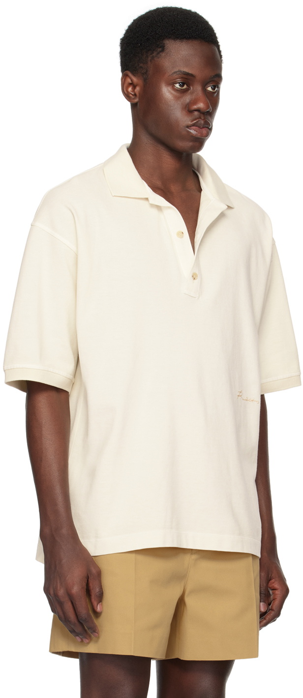 Recto Off-White Button Polo Recto